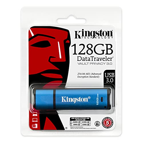 KINGSTON 128GB USB 3.0 DTVP30 256bit