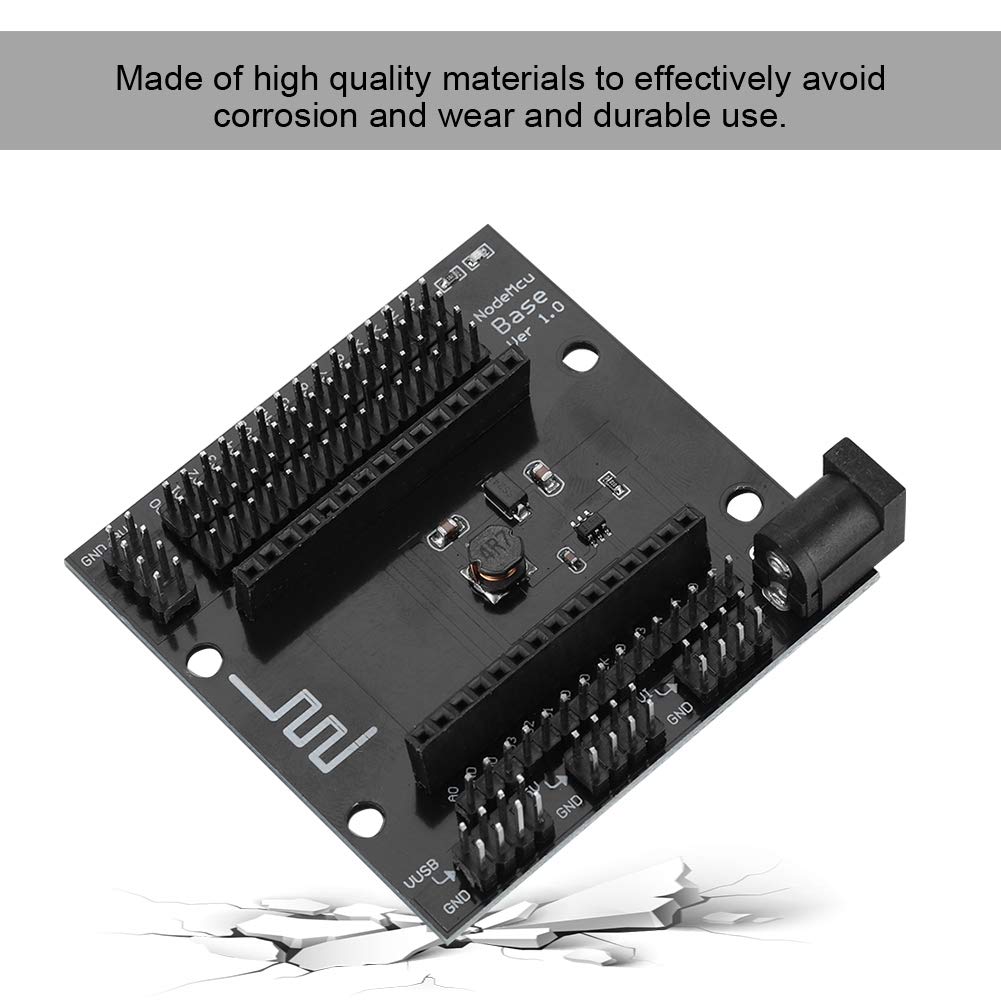 125 NodeMcu Base ESP8266 Testing DIY Board, NodeMcu ESP8266 WiFi Development Plate Base for V3 NodeMcu Lua WiFi Development Board