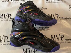 psa/dna authentic shaquille o'neal autograph retro shaqnosis lakers size 13 basketball shoes