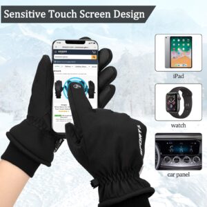 Cevapro -30℉ Winter Gloves Waterproof Cold Weather Gloves Touchscreen Thermal Ski Gloves for Men Women Running