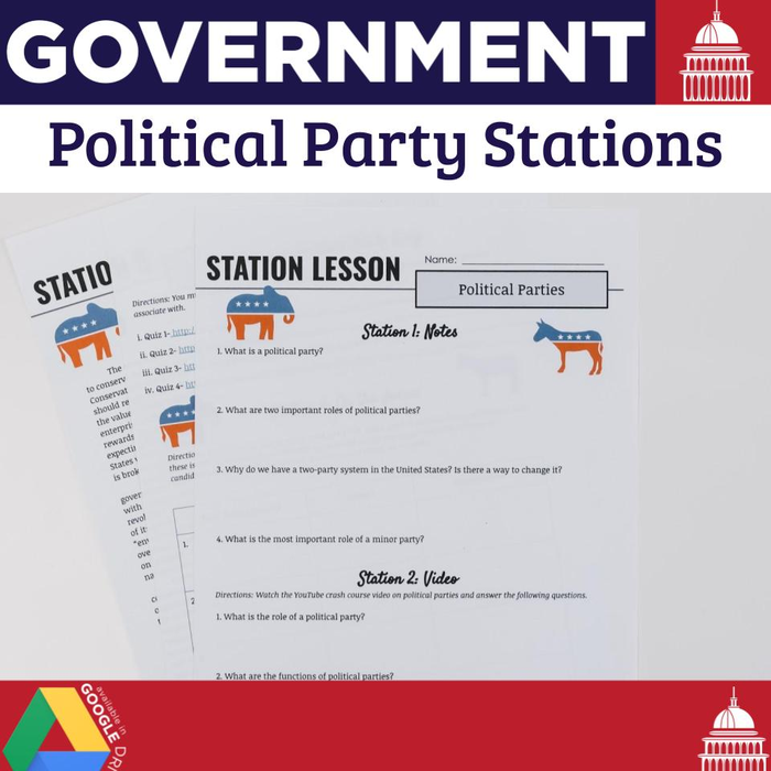 Political Party Stations