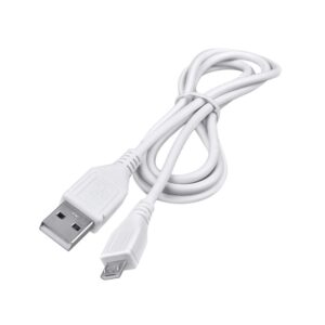 ablegrid 5ft white micro usb data cable cord for kobo touch edition digital ereader reader 2011 ereader whsmith,edition ereader