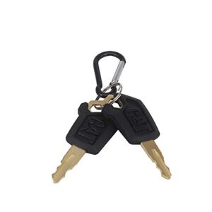 wlood cat keys for caterpillar heavy equipment 2 packs