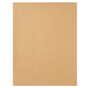 Bright Creations 200 Pack Brown Craft Paper for DIY Projects, Classroom, Letter Size Kraft Paper Material Sheets, 130gsm (8.5 x 11 In)