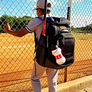 Maccabi Art Clip-On Collapsible BPA-Free Silicone Baseball Water Bottle for Kids, 18 Oz. Size