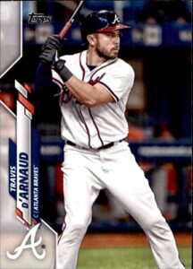 2020 topps #436 travis d'arnaud nm-mt atlanta braves baseball