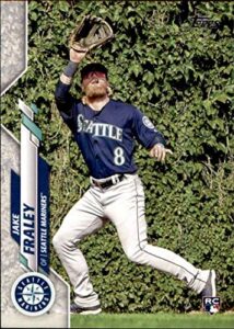 2020 topps #401 jake fraley nm-mt rc rookie seattle mariners baseball