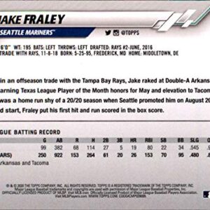 2020 Topps #401 Jake Fraley NM-MT RC Rookie Seattle Mariners Baseball