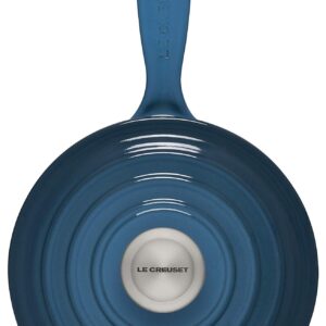 Le Creuset Enameled Cast Iron Signature Saucepan, 1.75 qt., Deep Teal