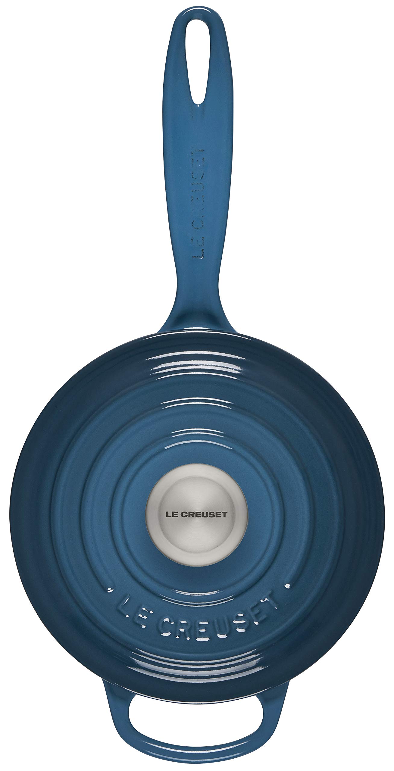 Le Creuset Enameled Cast Iron Signature Saucepan, 1.75 qt., Deep Teal