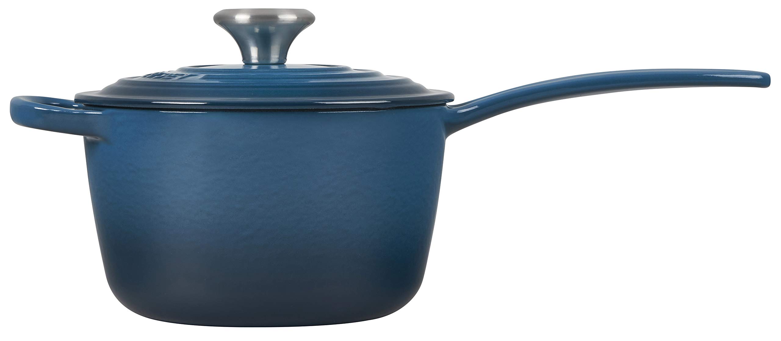 Le Creuset Enameled Cast Iron Signature Saucepan, 1.75 qt., Deep Teal