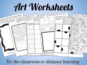 skillbuilders for young artists ~ worksheet packet