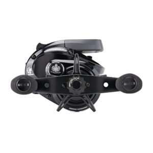 Abu Garcia Max Digital Line Counter Low Profile Baitcast Reel, Size 50LP (1498728), Carbon Fiber Star Drag, Max of 20lb | 9.0kg, Durable, Lightweight and Strong,Black