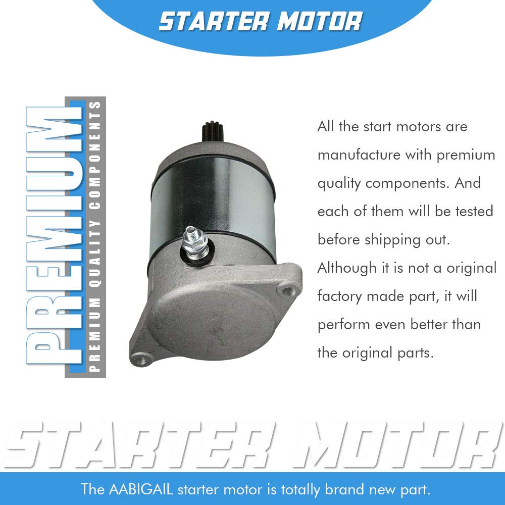 Starter Motor Replacement for Arctic Cat & Suzuki ATV 400 LT-A400F LT-A400FC Eiger Replaces # 3545-016 3313-719 3545-016 31210-PWB1-900 SM-14241 31100-38F00