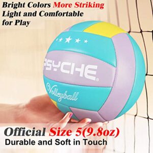 Wisdom Leaves Volleyball Official Size 5,Soft Volleyball for Indoor Outdoor Beach Park Games Play