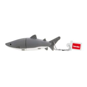 garrulax usb flash drive, 8gb / 16gb / 32gb usb 2.0 cute shape usb memory stick date storage pendrive thumb drives for kids children collegue student (64gb, shark)