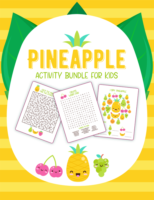 Pineapple Activity Bundle For Kids