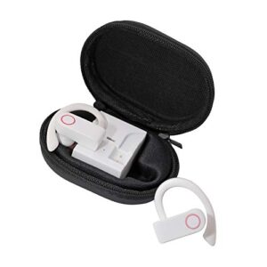 Wireless Gear Bluetooth 5.0 True Wireless Stereo Sport Earhooks with Charging Case, Gray/Red, White (G0685)