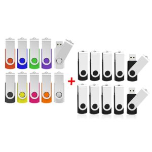 10×32gb-3.0 black + 10×32gb-3.0 multicolor usb flash drives thumb drives