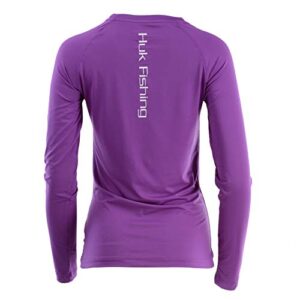 huk women's pursuit long sleeve performance shirt + sun protection