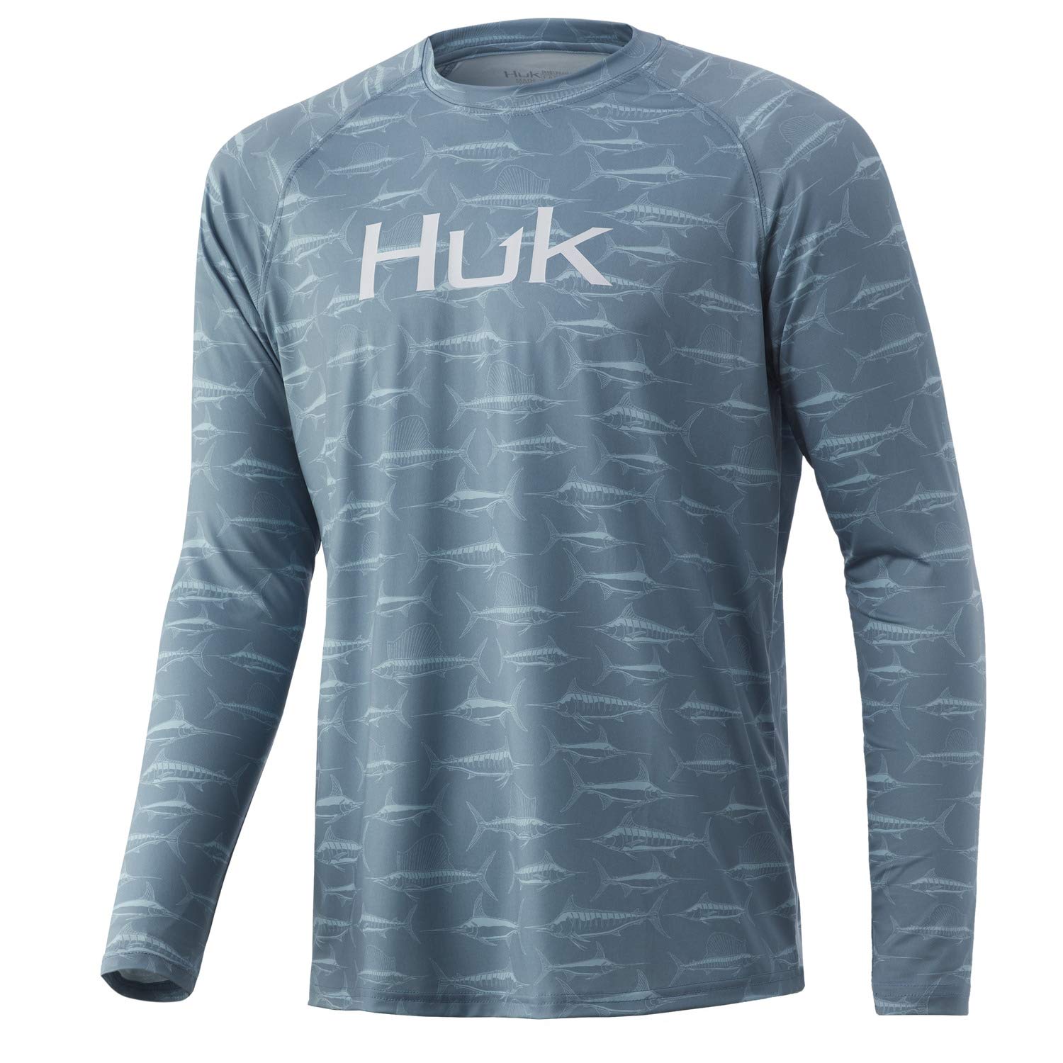 HUK Men's Pattern Pursuit Long Sleeve Performance Fishing Shirt