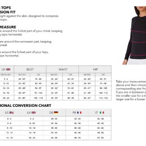 TCA Super Thermal Long Sleeve Women Running, Ski Base Layer - Compression Shirts Woman, Long Sleeve Workout Tops for Women - Black Rock, Small