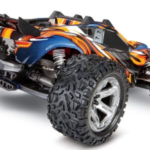 Traxxas 670764ORNG Rustler 4x4 Vxl: 1/10 Scale Stadi