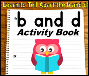 b and d activity book - learn how to tell the b and d apart activity book