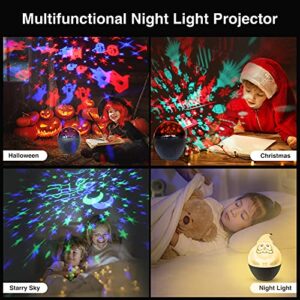 COSOOS Christmas Projector Lights, Christmas Decorations Xmas Night Light Projection for Kids, Disco Ball, Home Bar Pub Makeup Party Supplies, Christmas Gift Stocking Stuffer