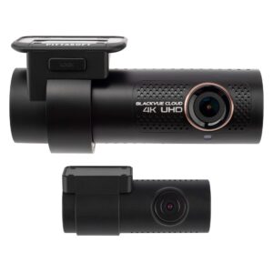 blackvue dr900x-2ch with 64gb microsd card | 4k uhd cloud dashcam | built-in wi-fi, gps, parking mode voltage monitor | lte via optional cm100 lte module