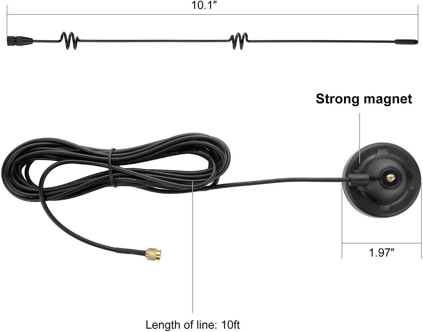 Yakry Y68 Power Cable for Backup Camera and Monitor Systems or Other Devices