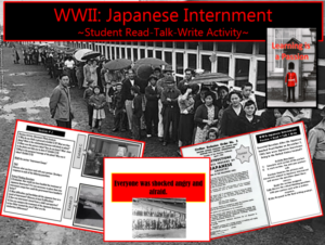 wwii: japanese internment student activity | distance learning