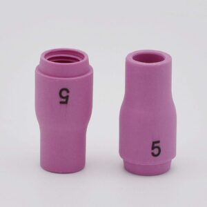 13N09 5# TIG Alumina Nozzle Ceramic Cups Fit PTA SR DB WP 9 20 25 TIG Welding Torch Accessories 10PK (13N09 5#)