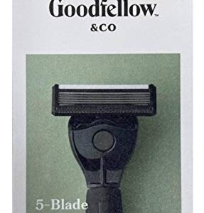 GoodFellow & Co 5 Blade Razor Handle with 2 cartridges + (4 Ct) Refill cartridges BUNDLE SET.