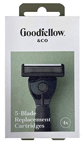 GoodFellow & Co 5 Blade Razor Handle with 2 cartridges + (4 Ct) Refill cartridges BUNDLE SET.