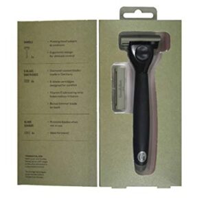 GoodFellow & Co 5 Blade Razor Handle with 2 cartridges + (4 Ct) Refill cartridges BUNDLE SET.