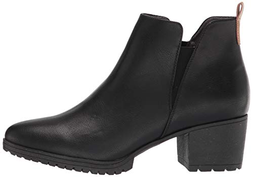 Dr. Scholl's Shoes womens London Ankle Boot, Black Smooth, 10 US