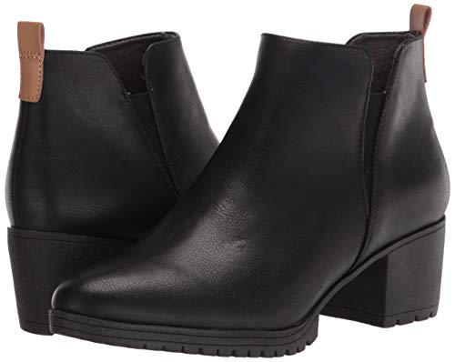 Dr. Scholl's Shoes womens London Ankle Boot, Black Smooth, 10 US