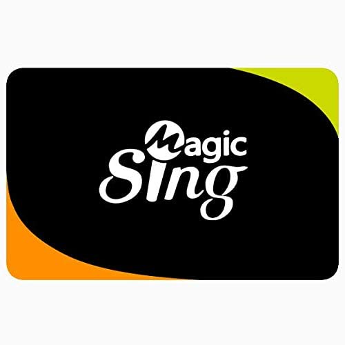 New Magic Sing E5+ 5000+ Tagalog English Builtin Songs + WiFi Karaoke Two Wireless Mics. Now with Over 600 Songs, and Counting,with Vocal Guide in MAGICSING Streaming APPs.