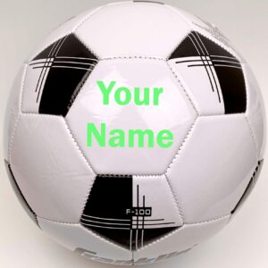 BASKETBALL KINGDOM Customized Personalized Soccer Ball Sizes 3 4 and 5 (Size 5 (Ages Over 12))