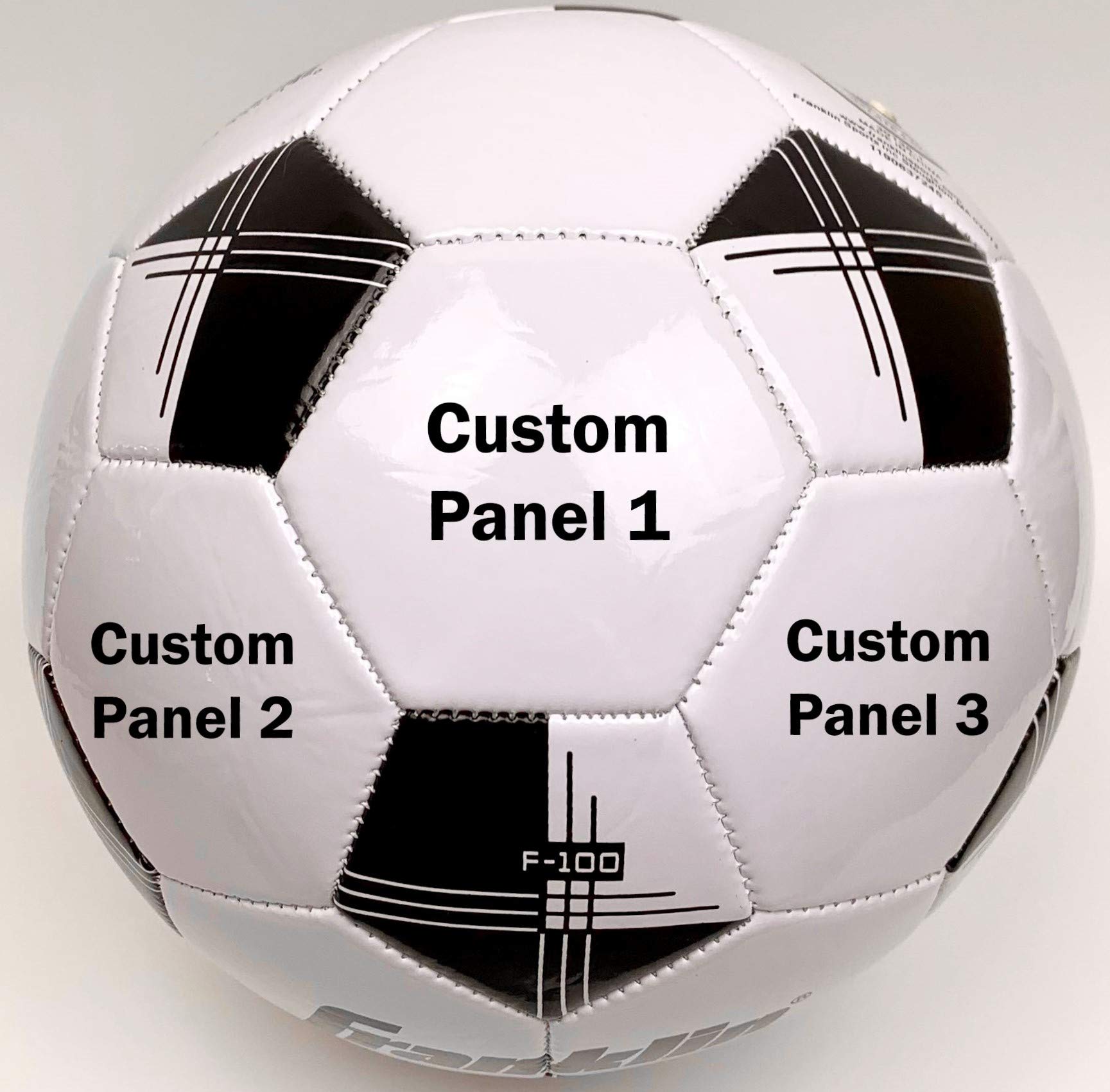 BASKETBALL KINGDOM Customized Personalized Soccer Ball Sizes 3 4 and 5 (Size 5 (Ages Over 12))