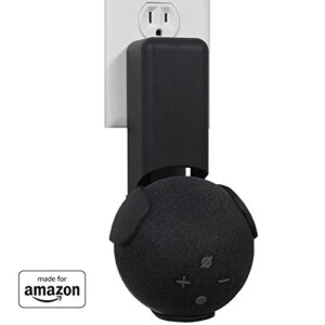 made for amazon outlet hanger, black, for echo dot (4th generation)