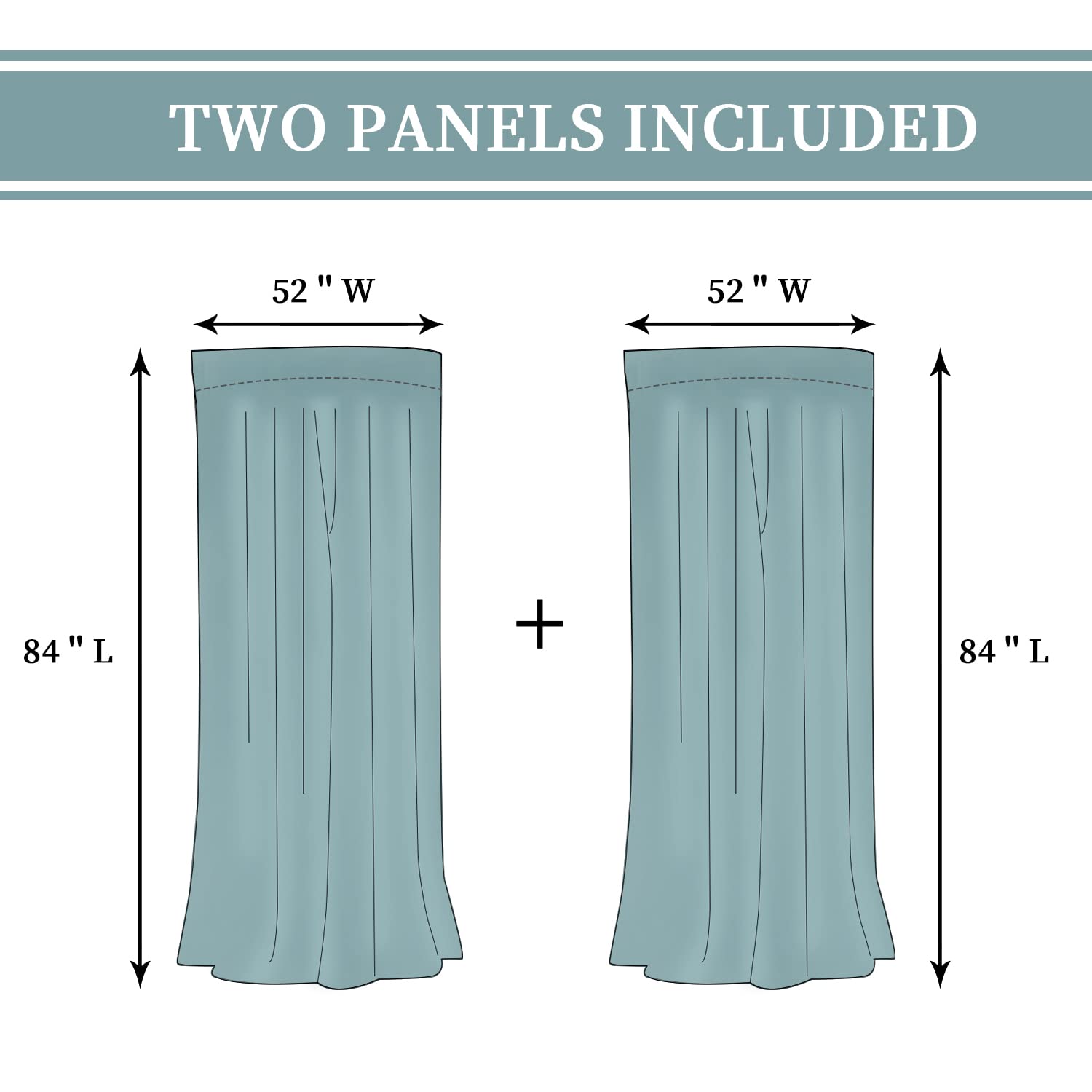 BGment White Linen Curtains 84 Inch for Bedroom, Linen Look Rod Pocket Light Filtering Privacy Sheer Curtains for Living Room, Opaque White Sheer Curtains 2 Panels, Each 52 x 84 Inch