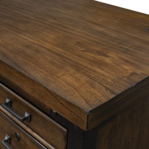 Martin Furniture HALF PEDESTAL DESK, Brown