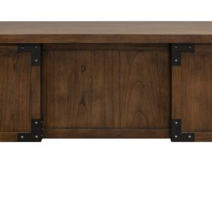 Martin Furniture HALF PEDESTAL DESK, Brown