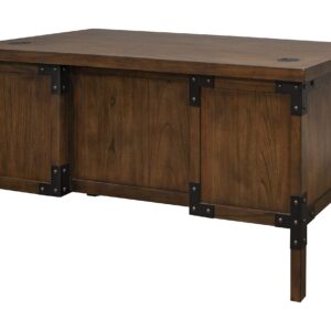 Martin Furniture HALF PEDESTAL DESK, Brown