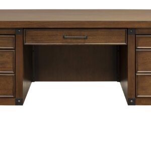 Martin Furniture HALF PEDESTAL DESK, Brown