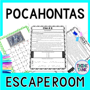 pocahontas escape room - colonial america