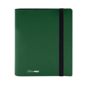 ultra pro e-15380 eclipse 4 pocket pro binder-forest green