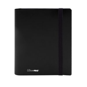 ultra pro e-15376 eclipse 4 pocket pro binder-jet black